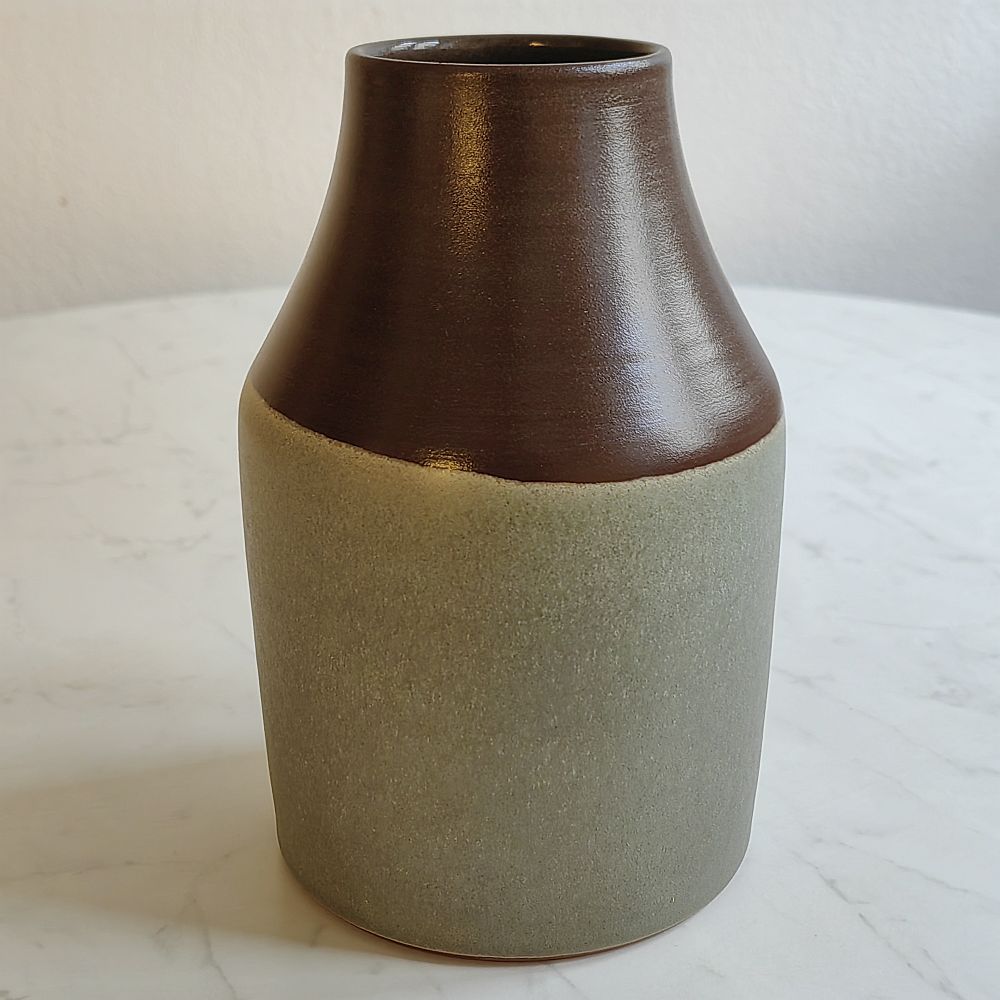 Vase 17,5 cm, Flaschenform, breit - rukera